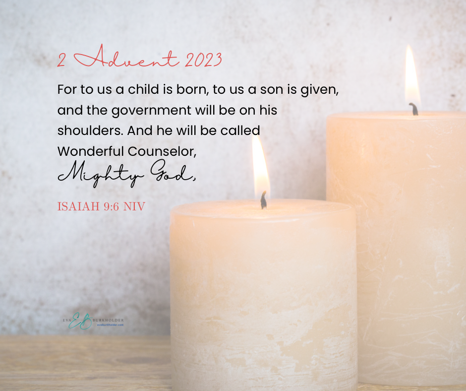 Advent 2023 Second Sunday: Mighty God | Pondered Treasures